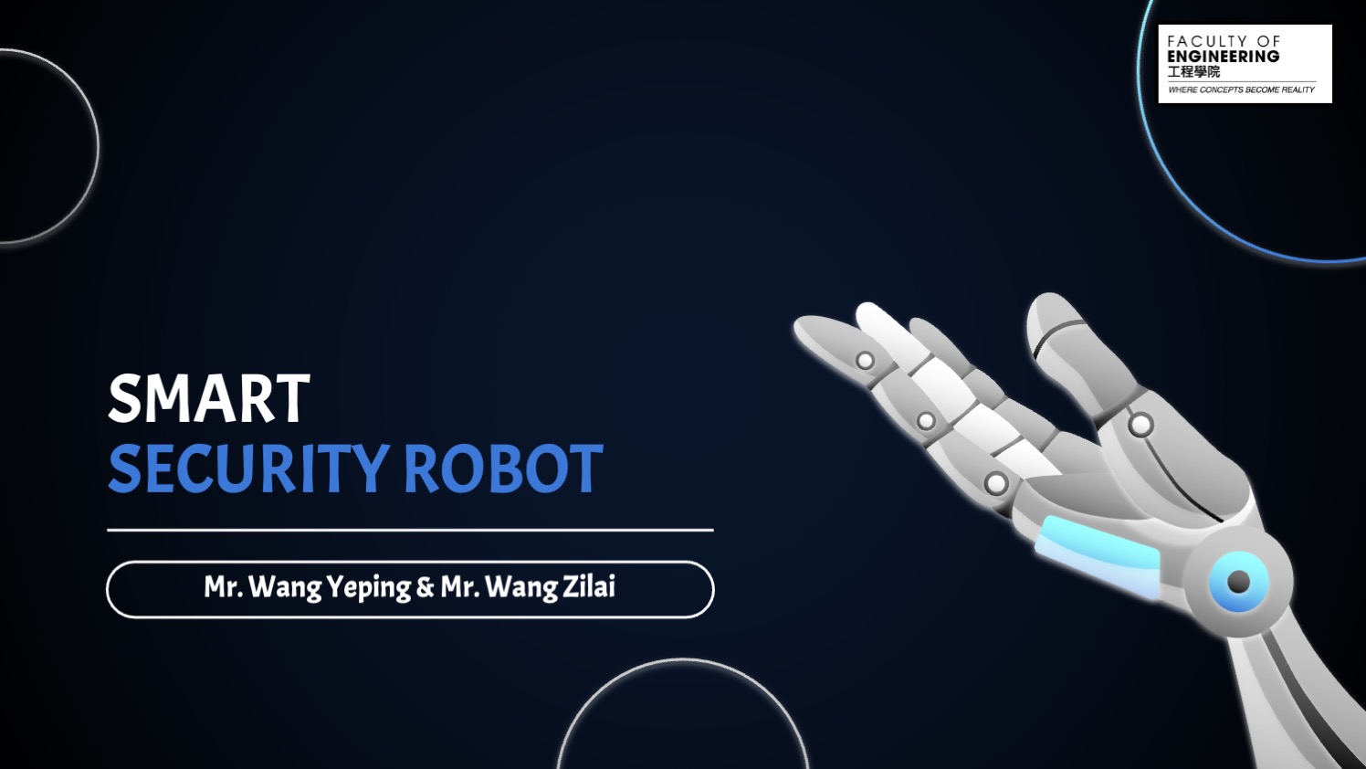 Outstanding Work by Students (OWS) - Smart Security Robot - OWS